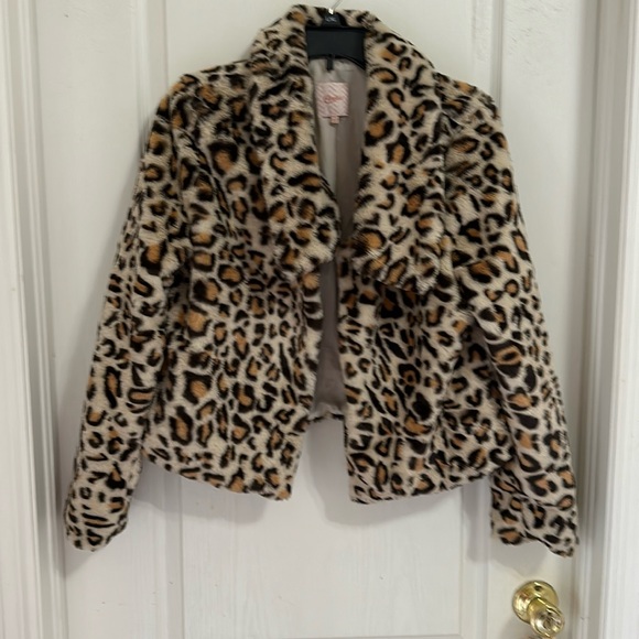 Candie's | Jackets & Coats | Large Leopard Jacket Candies Brand | Poshmark